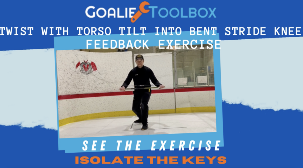 'Twist With Torso Tilt Into Bent Stride Knee' Feedback Exercise - The ...